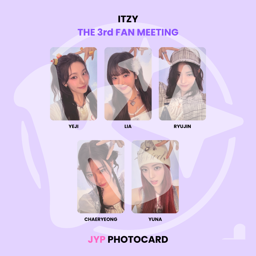 ITZY - THE 3rd FAN MEETING JYP PHOTOCARD – KSPACE
